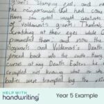Handwriting practice 8 to 11 years - Help With Handwriting