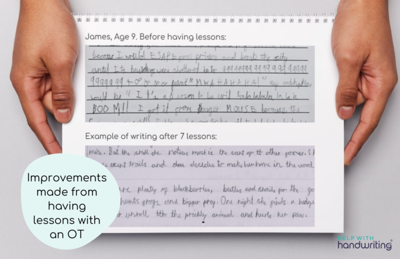 Handwriting lessons - Help With Handwriting